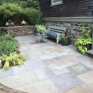 Modern Bluestone Patio