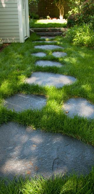 Grass With Flagstone Steppers Chilton Steppers | Gertens Garden Center